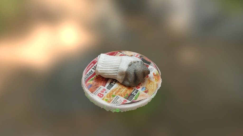 Sock (scan) - 3D model by SmallpolyArt [374de59] - Sketchfab