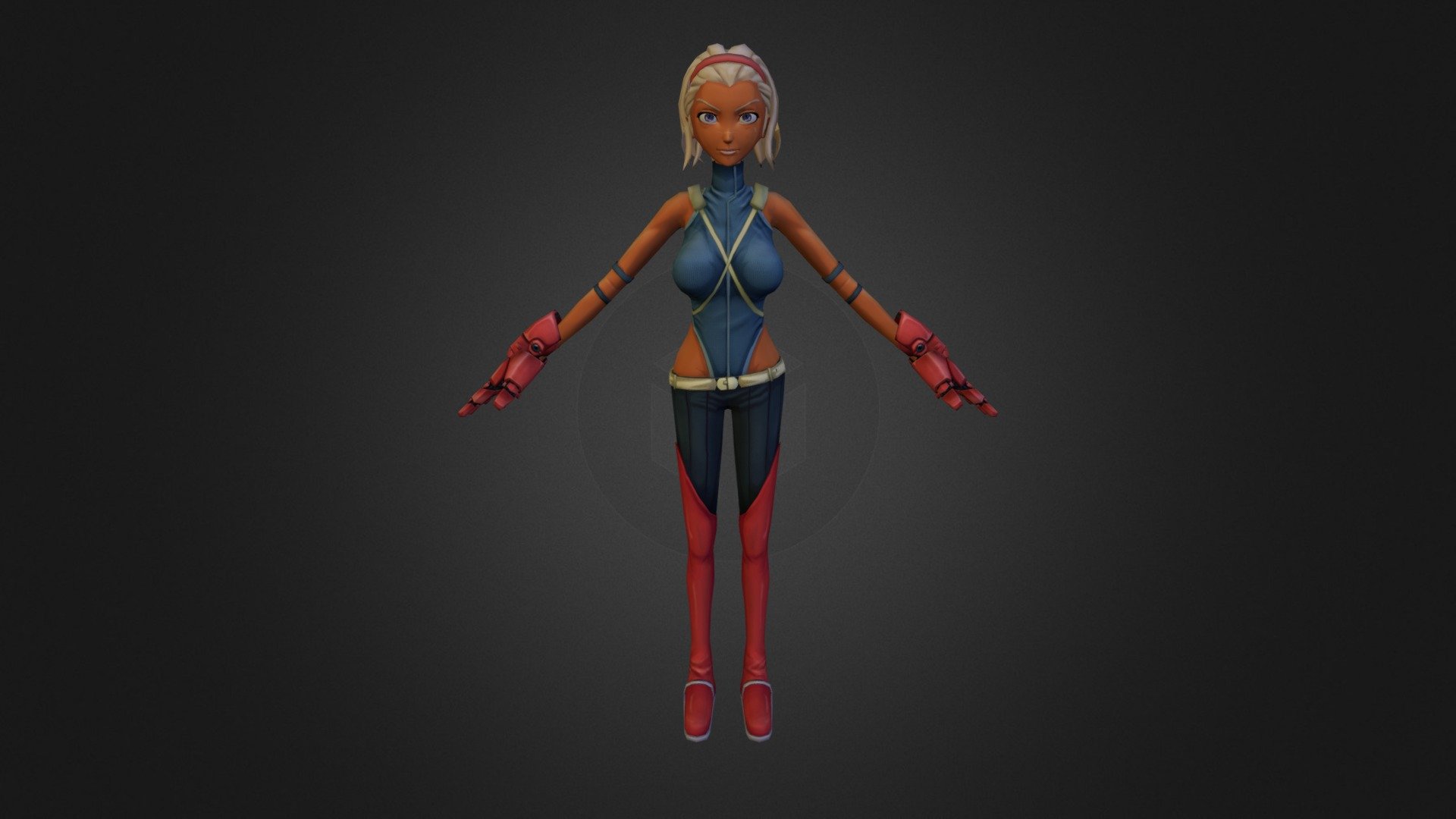 Robot Girl - 3D model by carloluisrosales [374dec9] - Sketchfab