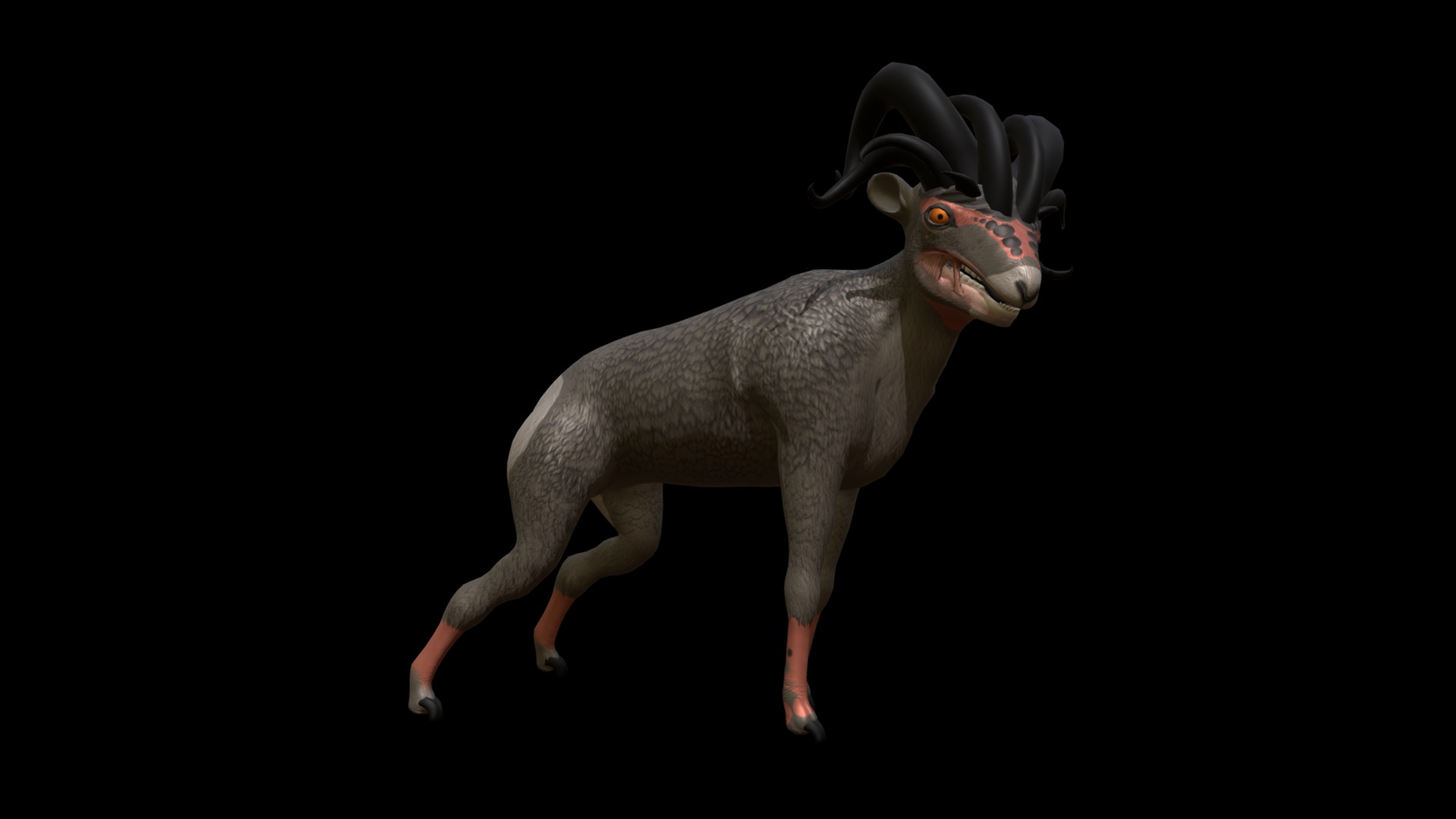 Fallout Fanart: Bighorner (WIP) - 3D model by Courtney Jenkinson ...