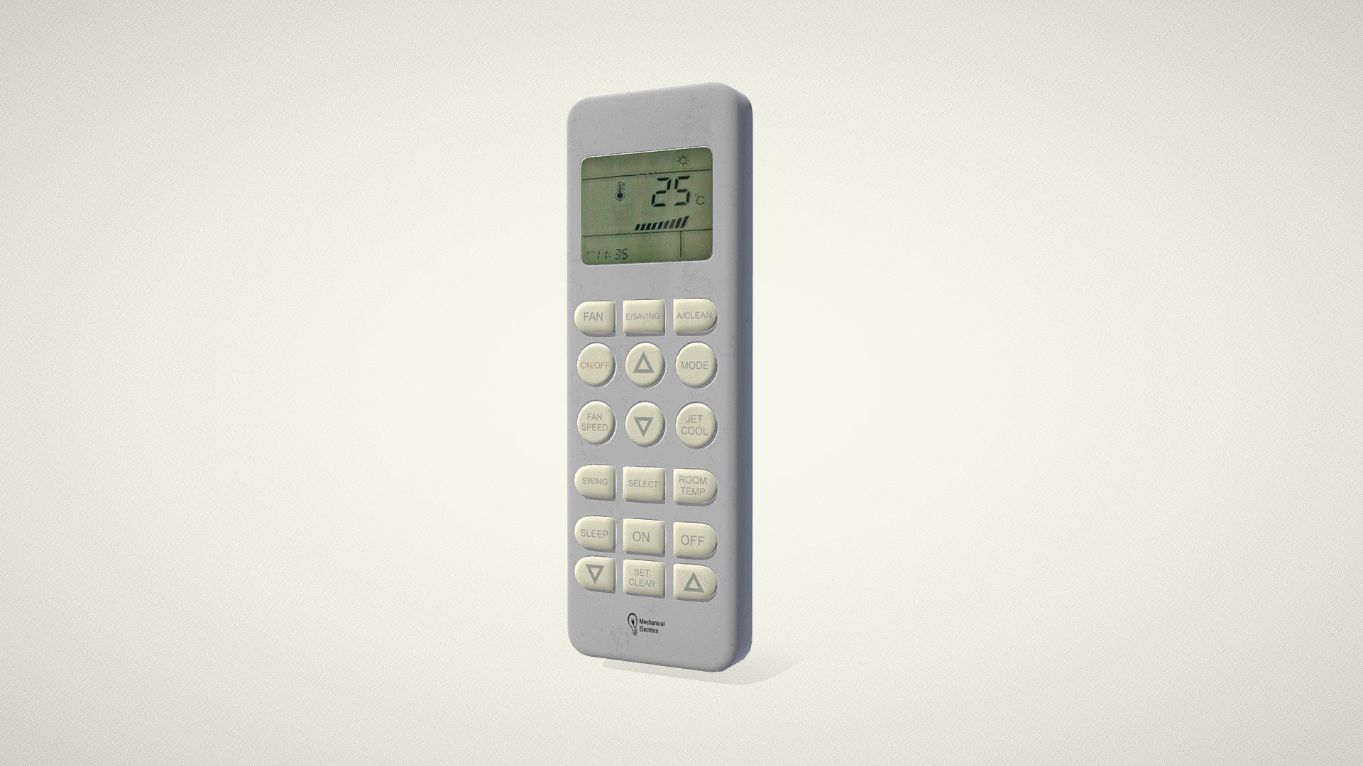 Remote control of the air conditioner - Download Free 3D model by Rylae ...