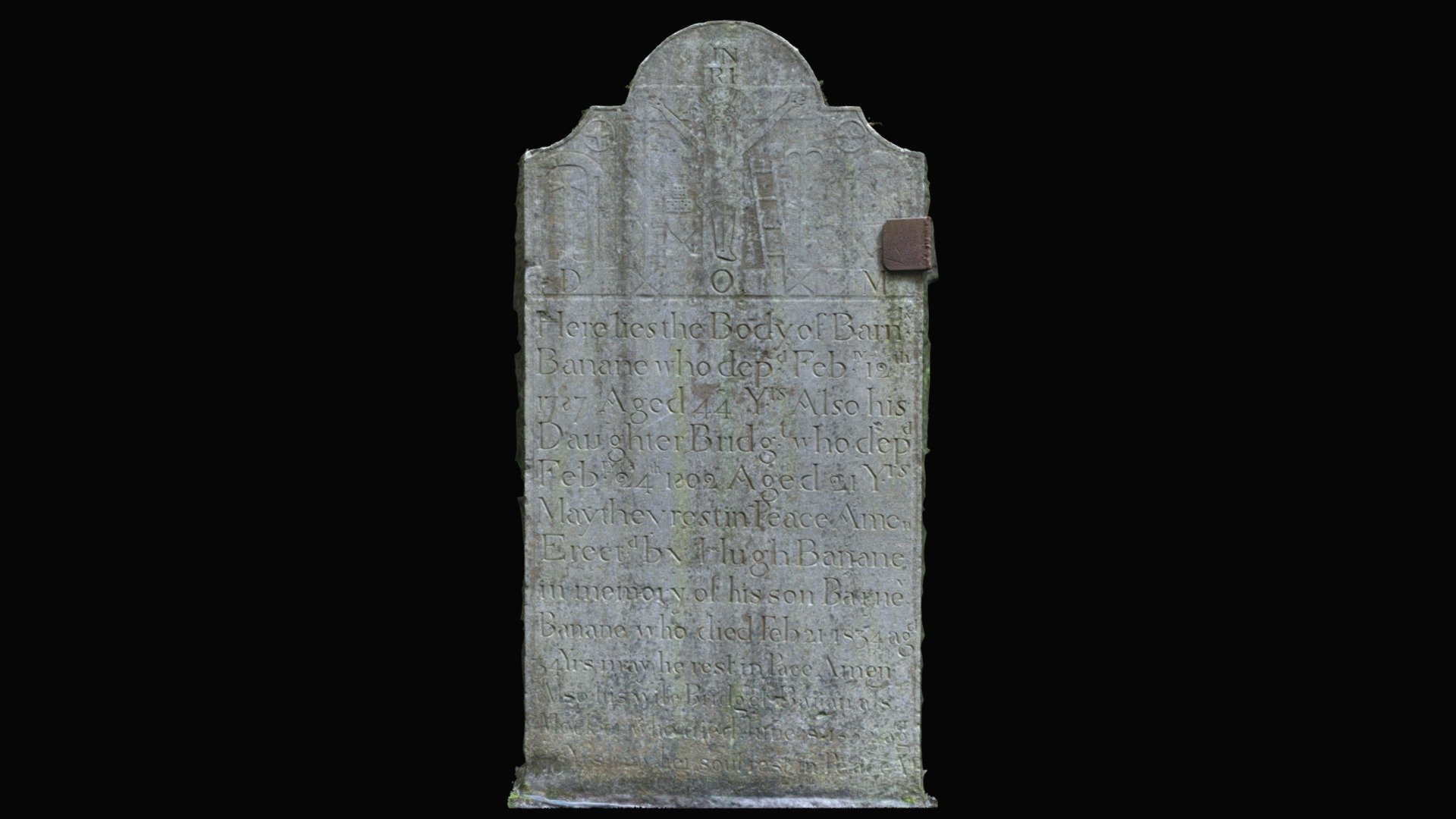 Barnaby Banane Headstone Ballycahill - Download Free 3D model by ...