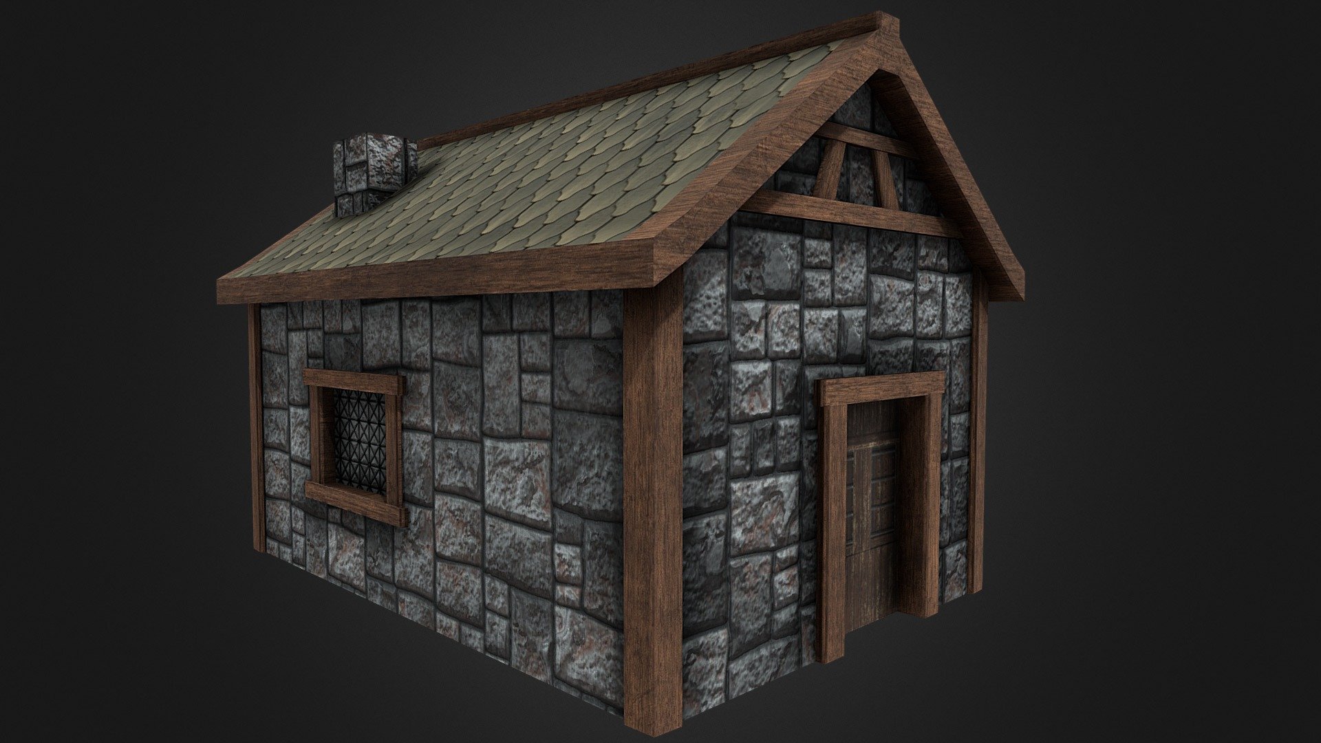 Medieval House - Download Free 3D model by Joan LP (@joanlahots ...