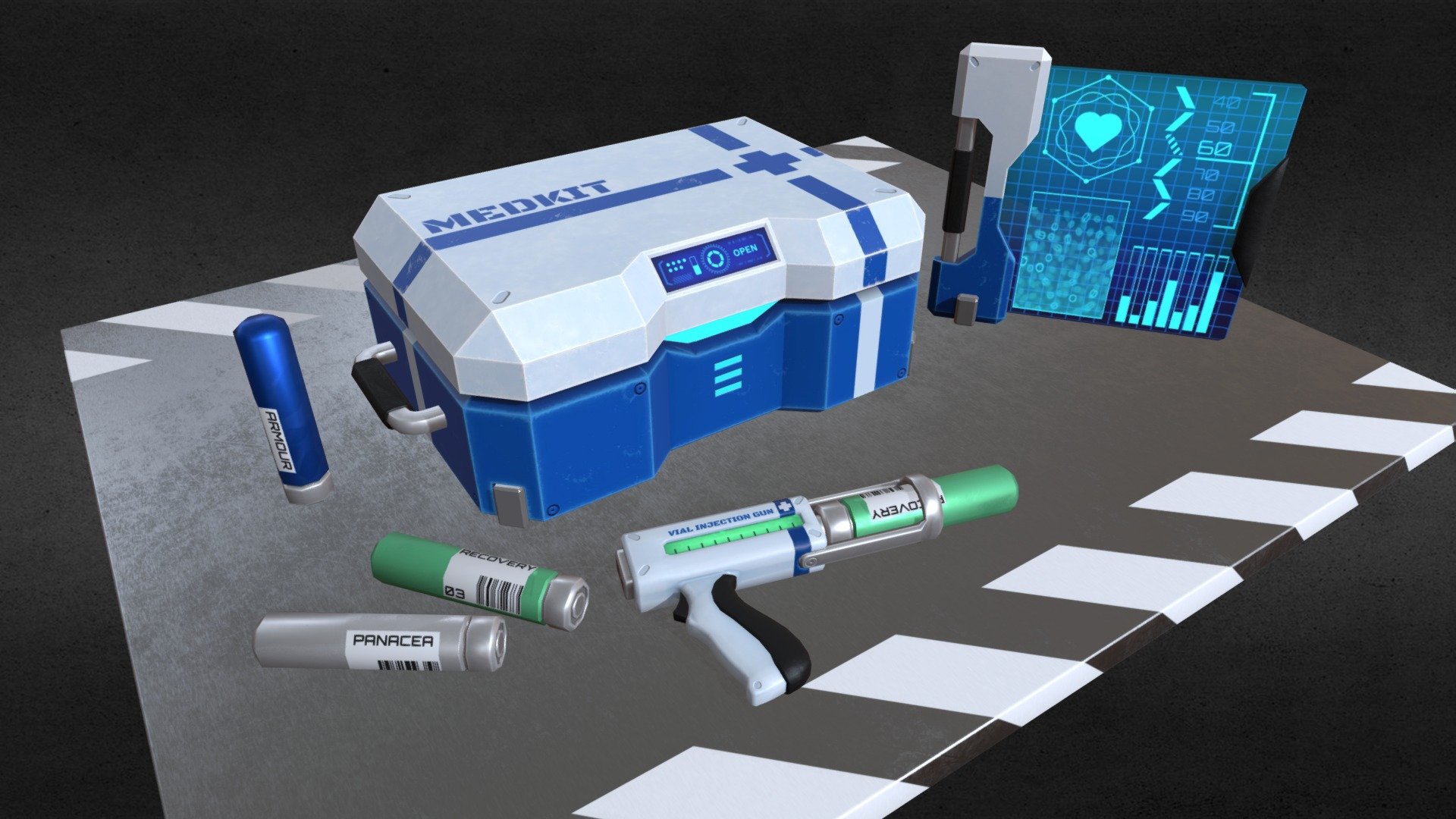 Stylized Medkit - 3D model by Cakedown [3751366] - Sketchfab