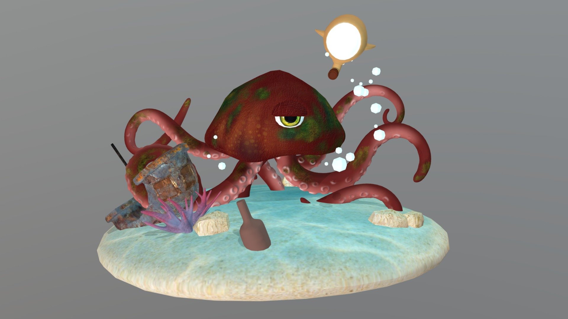 Octopus - 3D model by tid.siri (@thorthan) [3753677] - Sketchfab