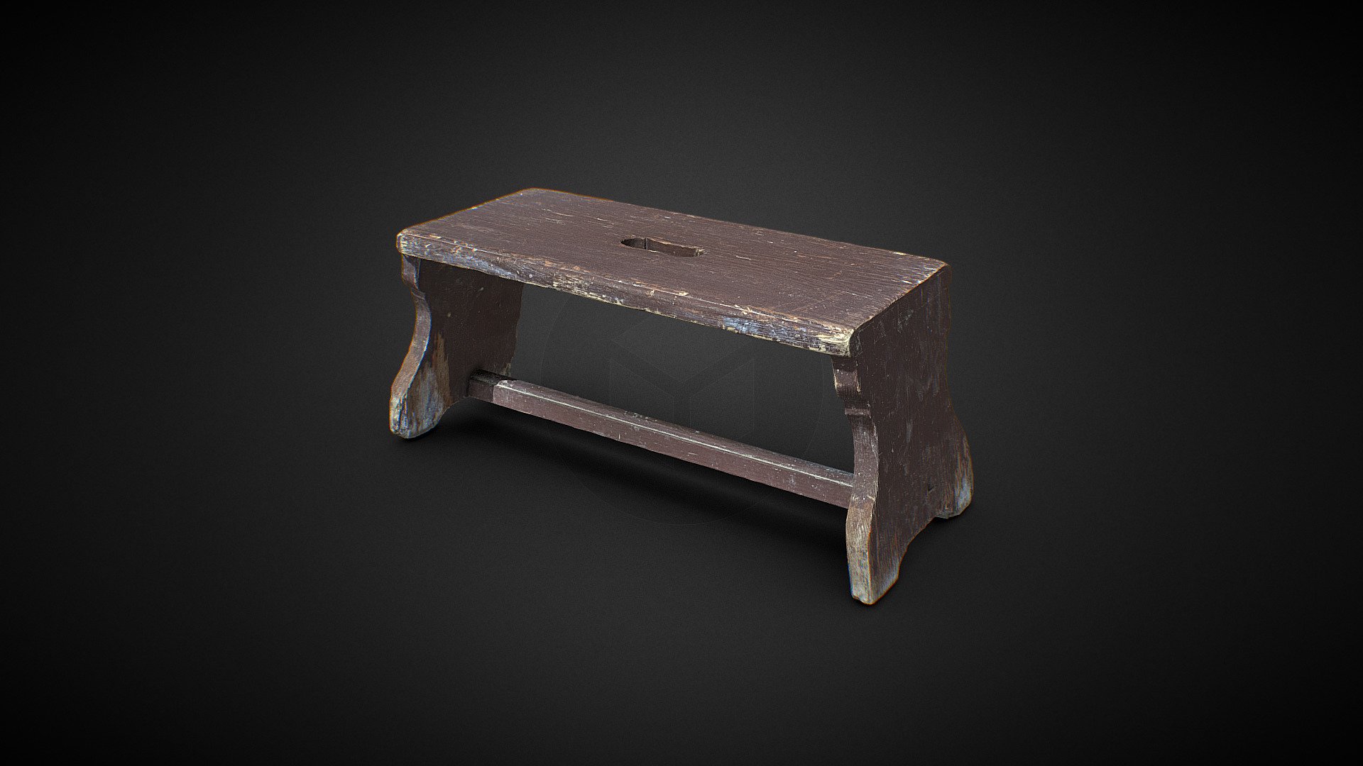 Wooden Small Bench 3D Scan - Buy Royalty Free 3D model by grafi ...