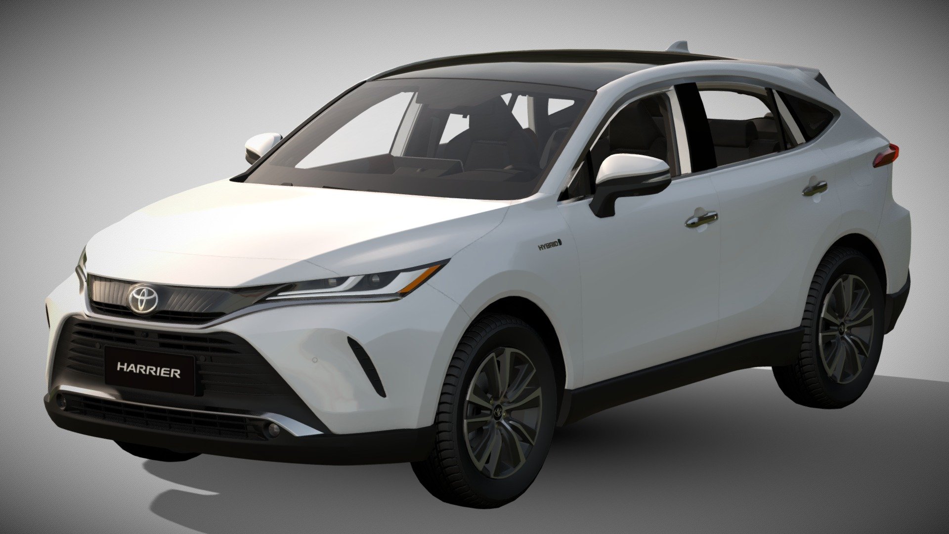 2022 Toyota Harrier Hybrid - Download Free 3D model by Ddiaz Design ...