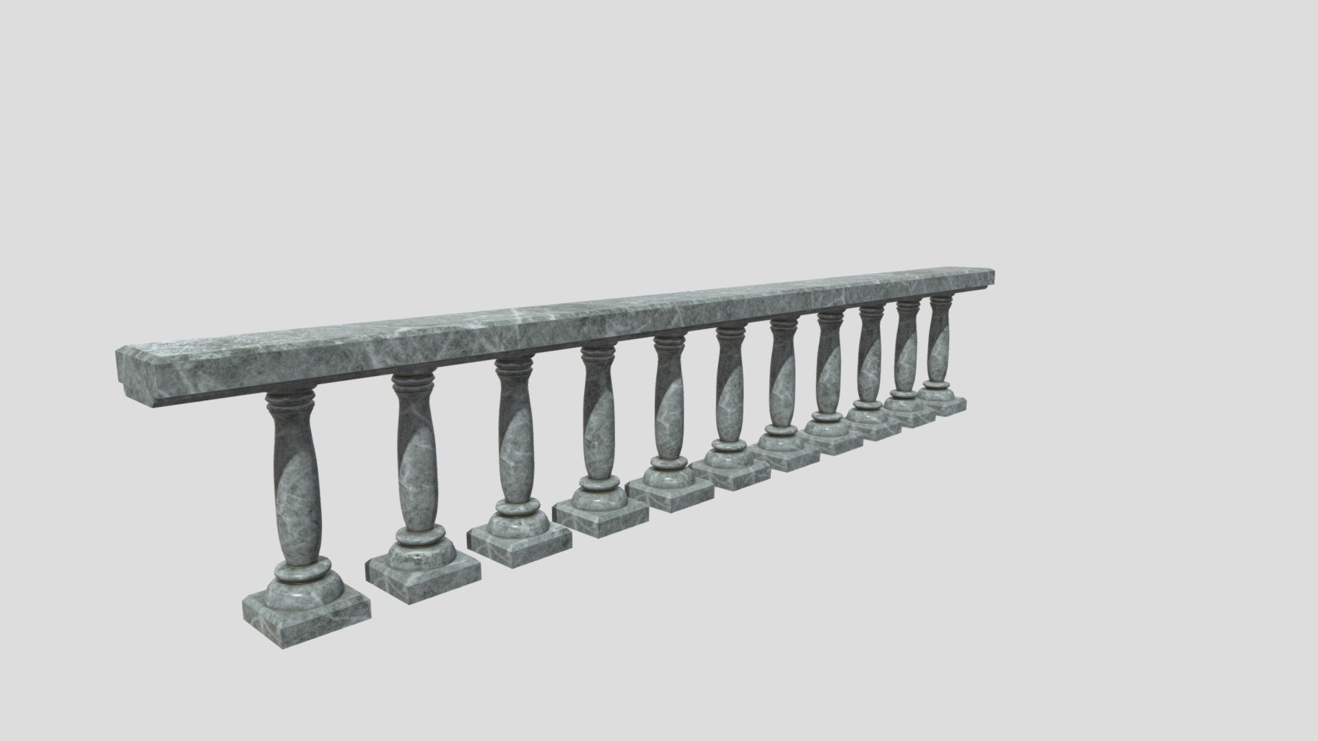 Marble Railing - Download Free 3D model by kedamad02 [3755787] - Sketchfab