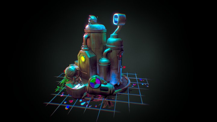 Factory 3D models - Sketchfab