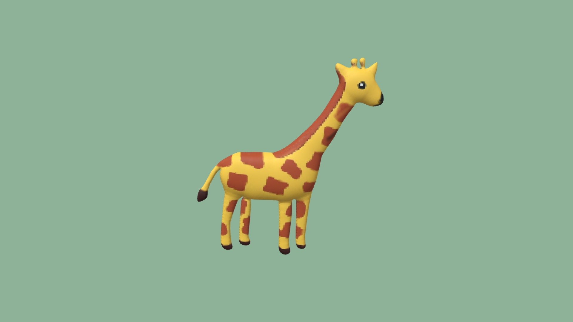 Hewan Jerapah - 3D model by viordyn23 [3757cad] - Sketchfab
