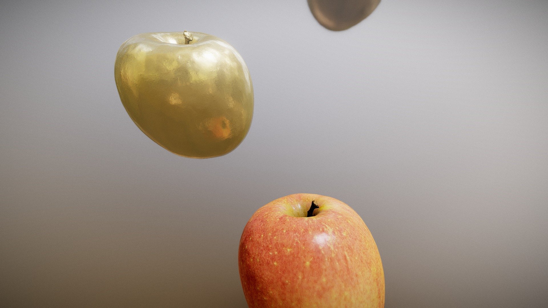 Apple Gold&Silver - 3D model by ryuta-rd [3759e80] - Sketchfab