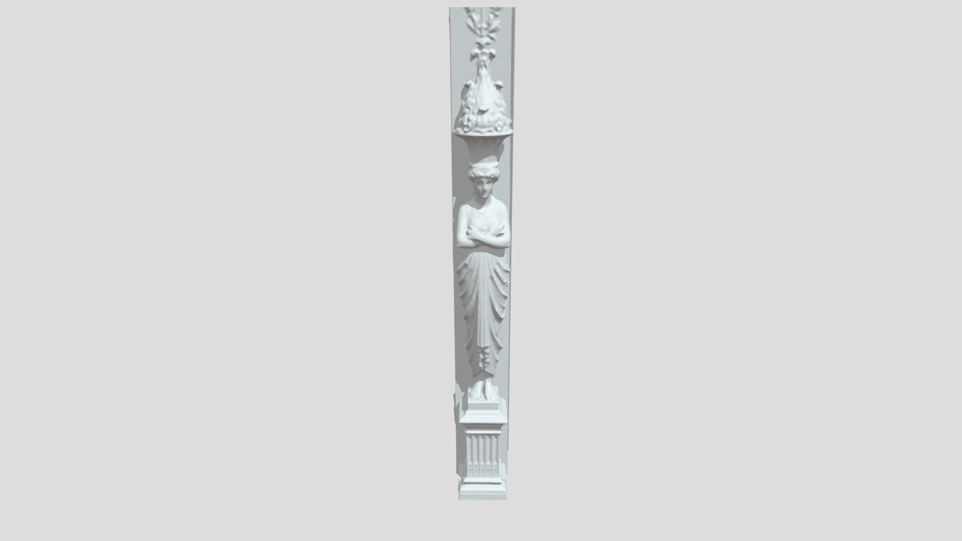 Scan 26 Bookcase Statue 1 - printable - Download Free 3D model by ...