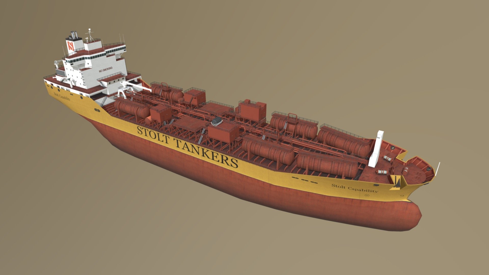Tanker Ship: Stolt Capability - Download Free 3D model by espenmn ...