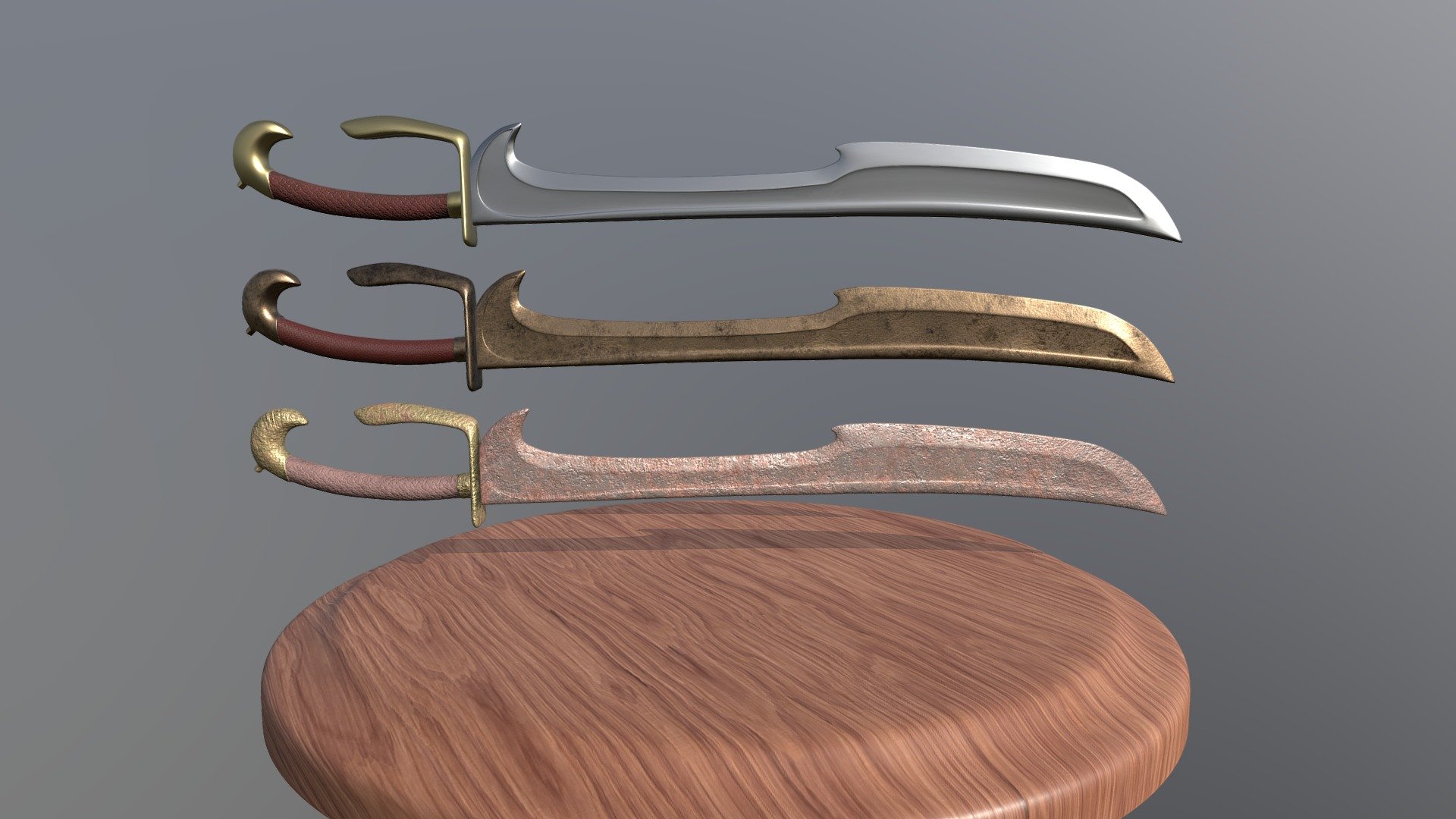 Swords - 3D model by DJKacz [375b1d7] - Sketchfab