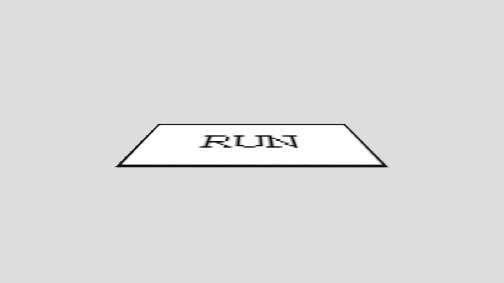 Run Button - Download Free 3D model by Pairadice City (@PairadiceCity ...