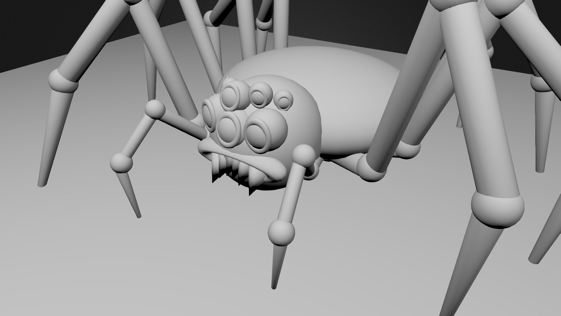 spider - 3D model by shatrova [375de15] - Sketchfab