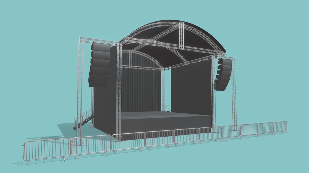Concert Stages - A 3D model collection by CGBee (@cg.bee) - Sketchfab