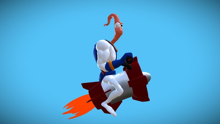 Earthworm-jim 3D models - Sketchfab