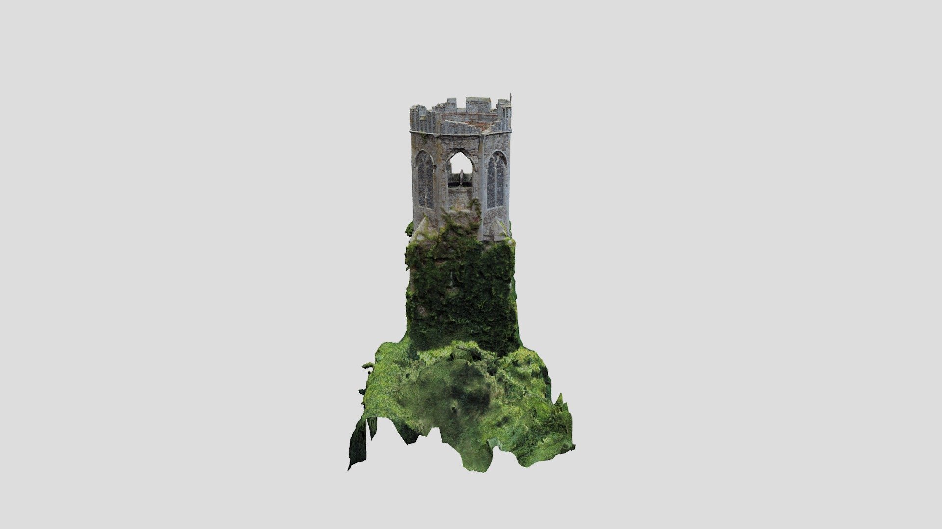The Tower of St Lawrence's Church, West Wretham - 3D model by ...