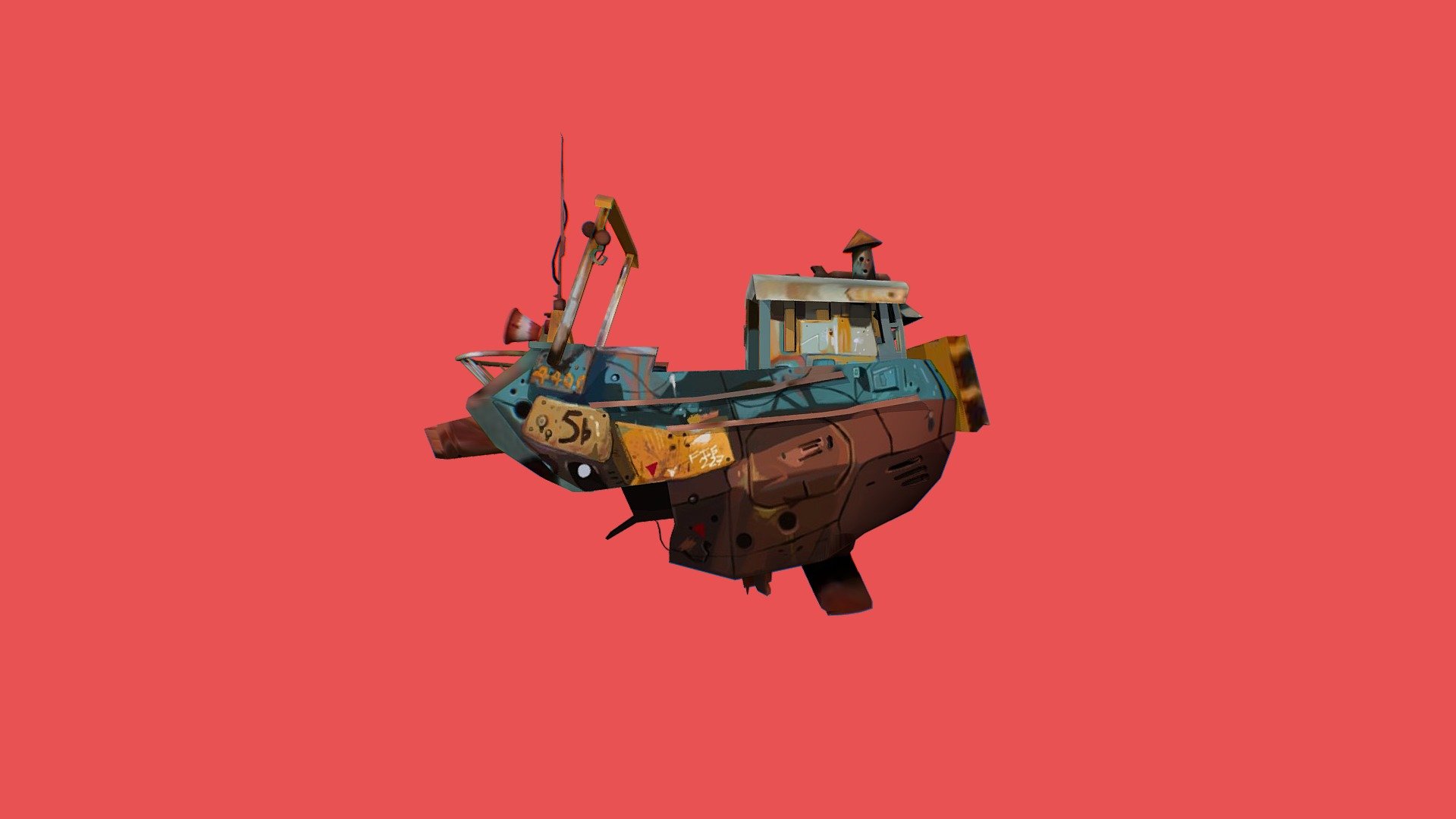Barco - 3D model by kyofee (@antonuccio) [375fe51] - Sketchfab