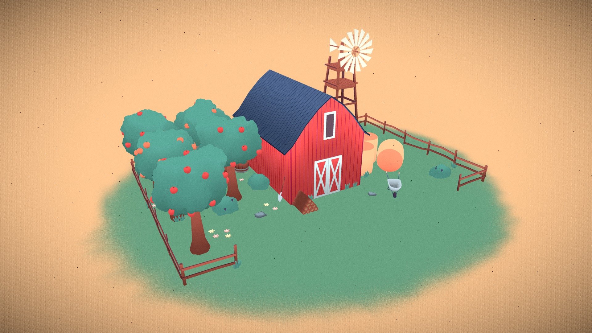 Unititled Farm - 3D model by koukwst [37606fd] - Sketchfab