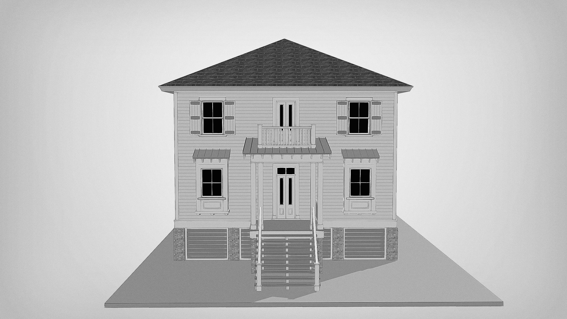 113103 - Morgan Hall Variation - 3D model by Allison Ramsey Architects ...