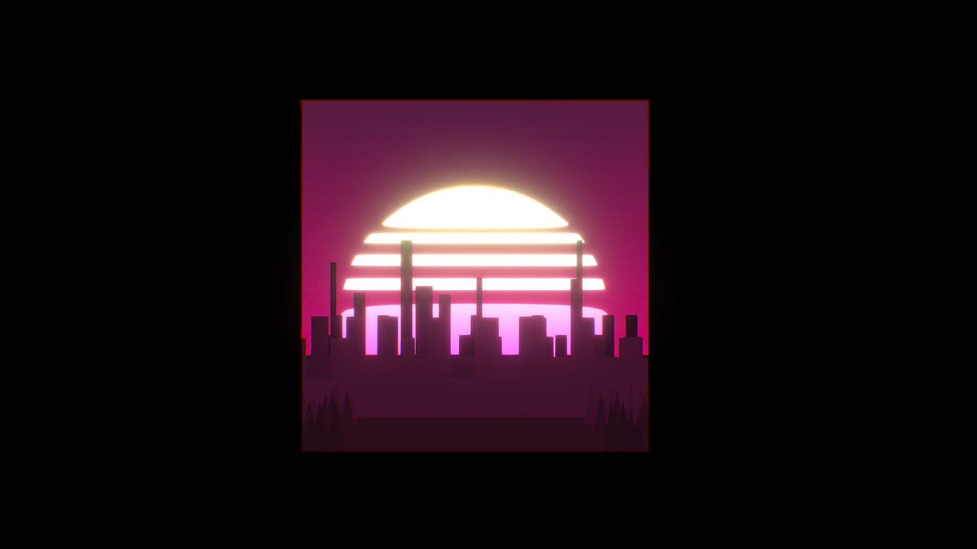 Synthwave Horizon - 3D model by Hugo José (@hugojoseqd) [3761213 ...