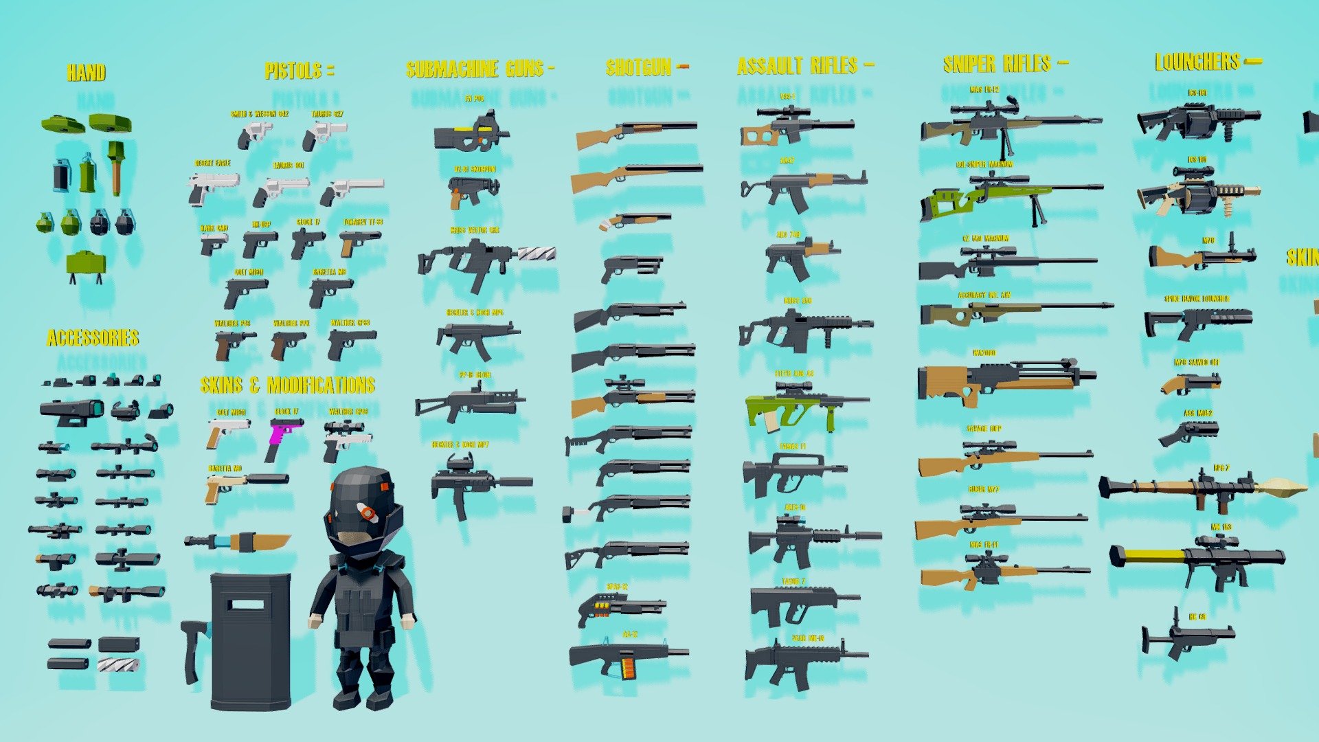 Assets Weapons modern - 3D model by Konstantin (@burunduk) [3764986 ...