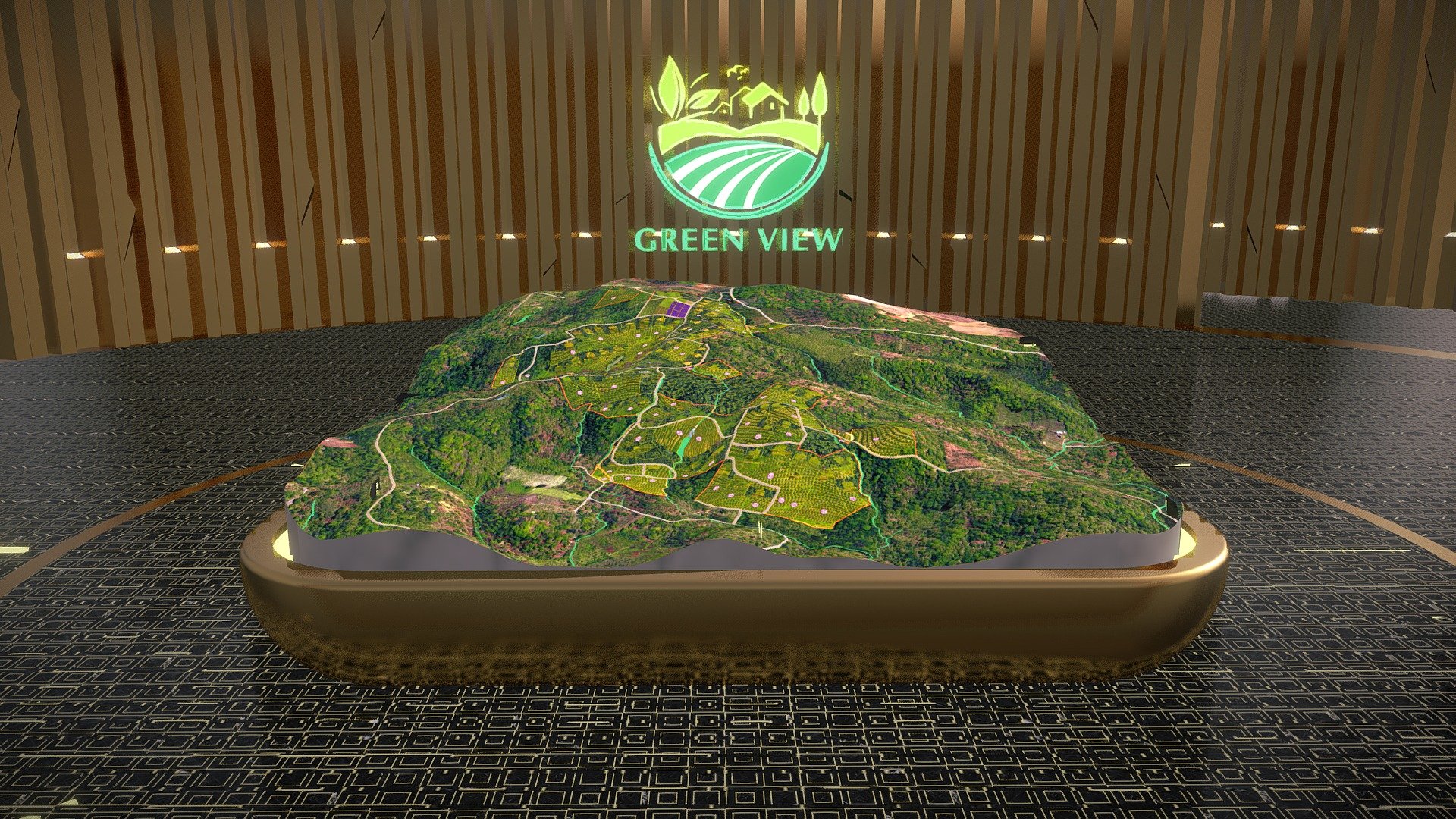 SHOWROOM GREENHILL - 3D model by caominh [37649d6] - Sketchfab