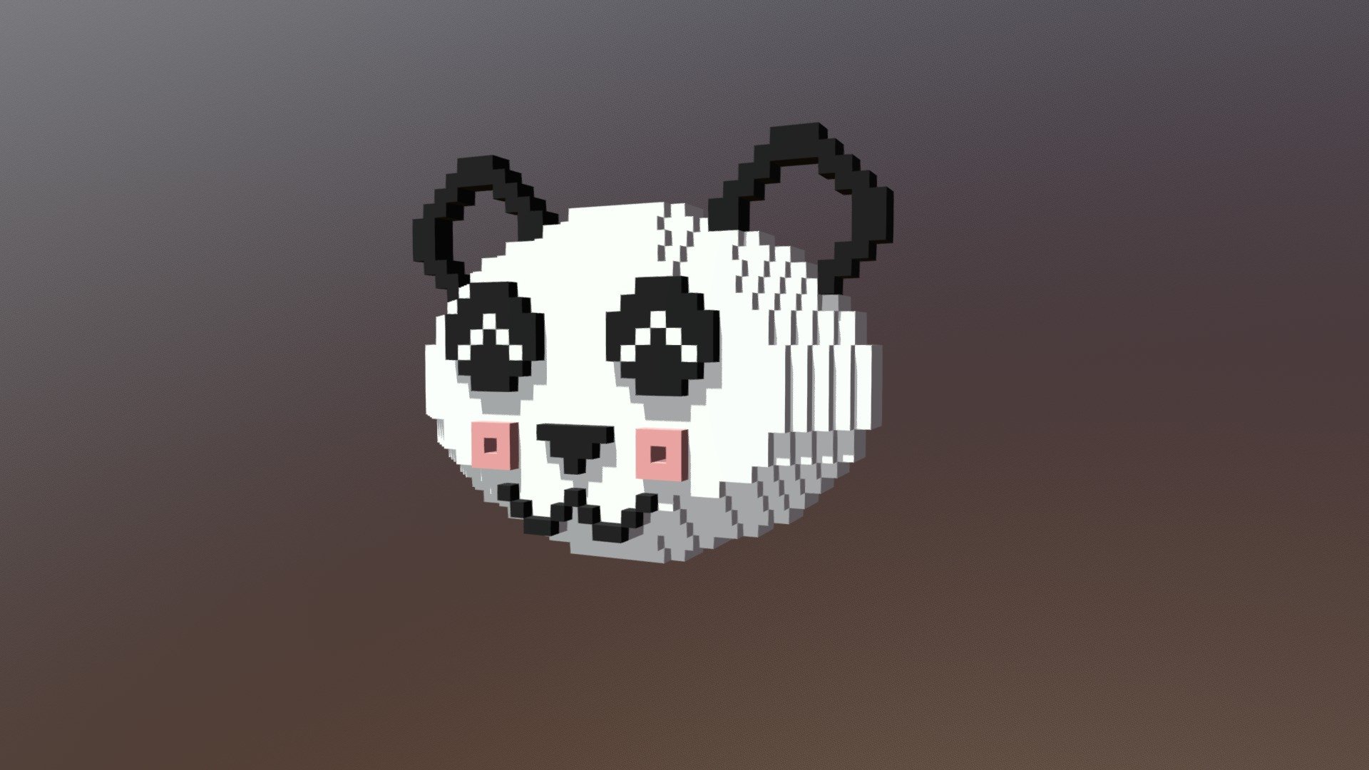 Panda Head - Download Free 3D model by Corg (@CorgsModels) [376690e ...