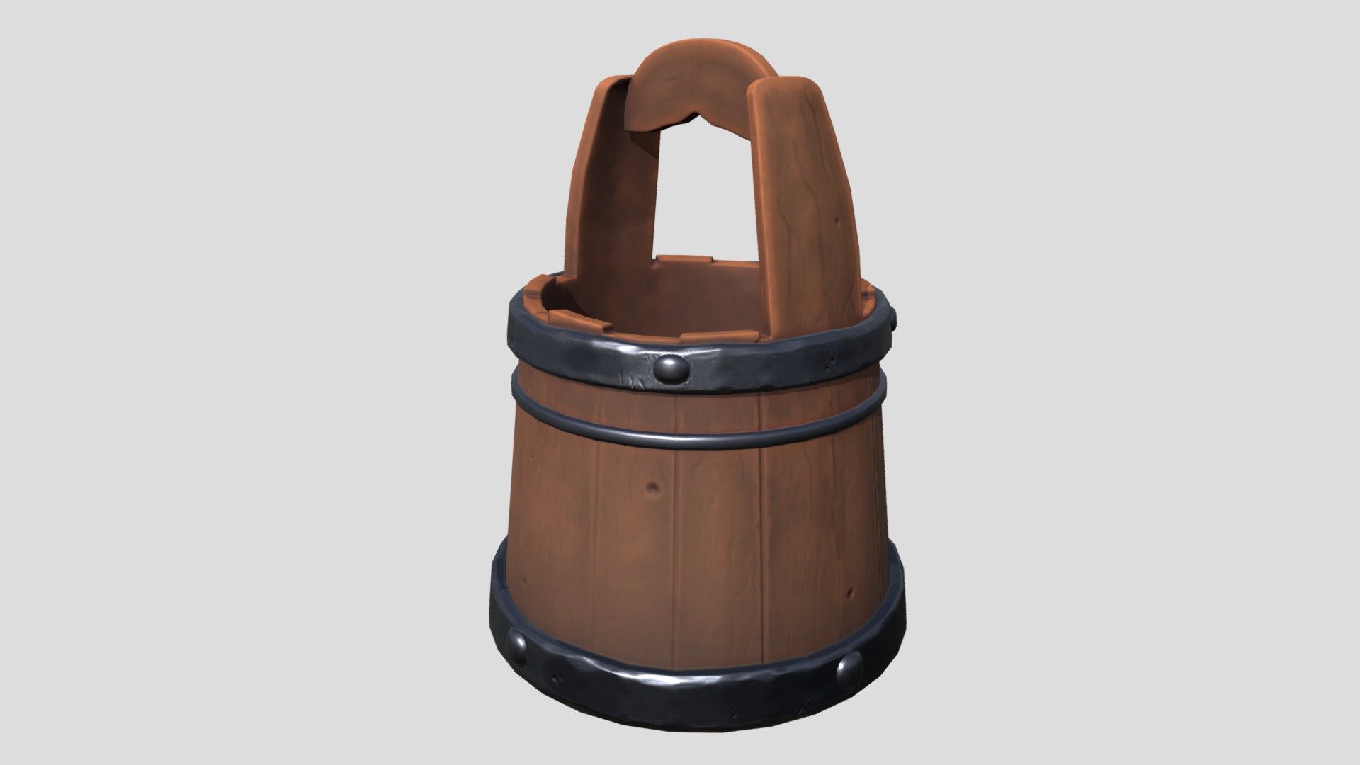 Stylized lowpoly asian bucket - Download Free 3D model by Akahige ...