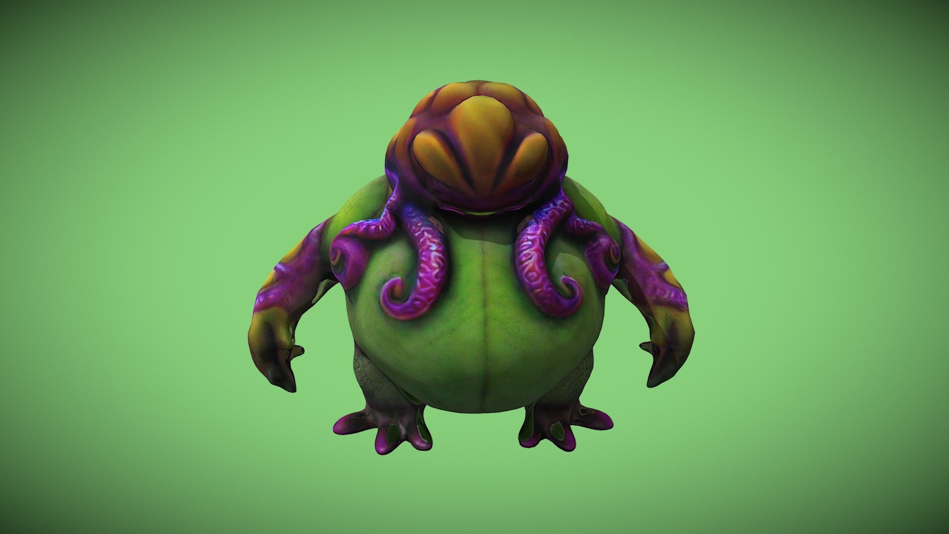 Chubby Alien - Download Free 3D model by SAXN [3767f73] - Sketchfab
