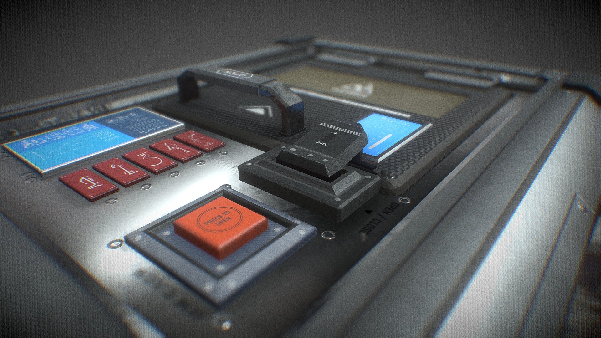 Sci Fi box - 3D model by FelipeHoyos [3768292] - Sketchfab