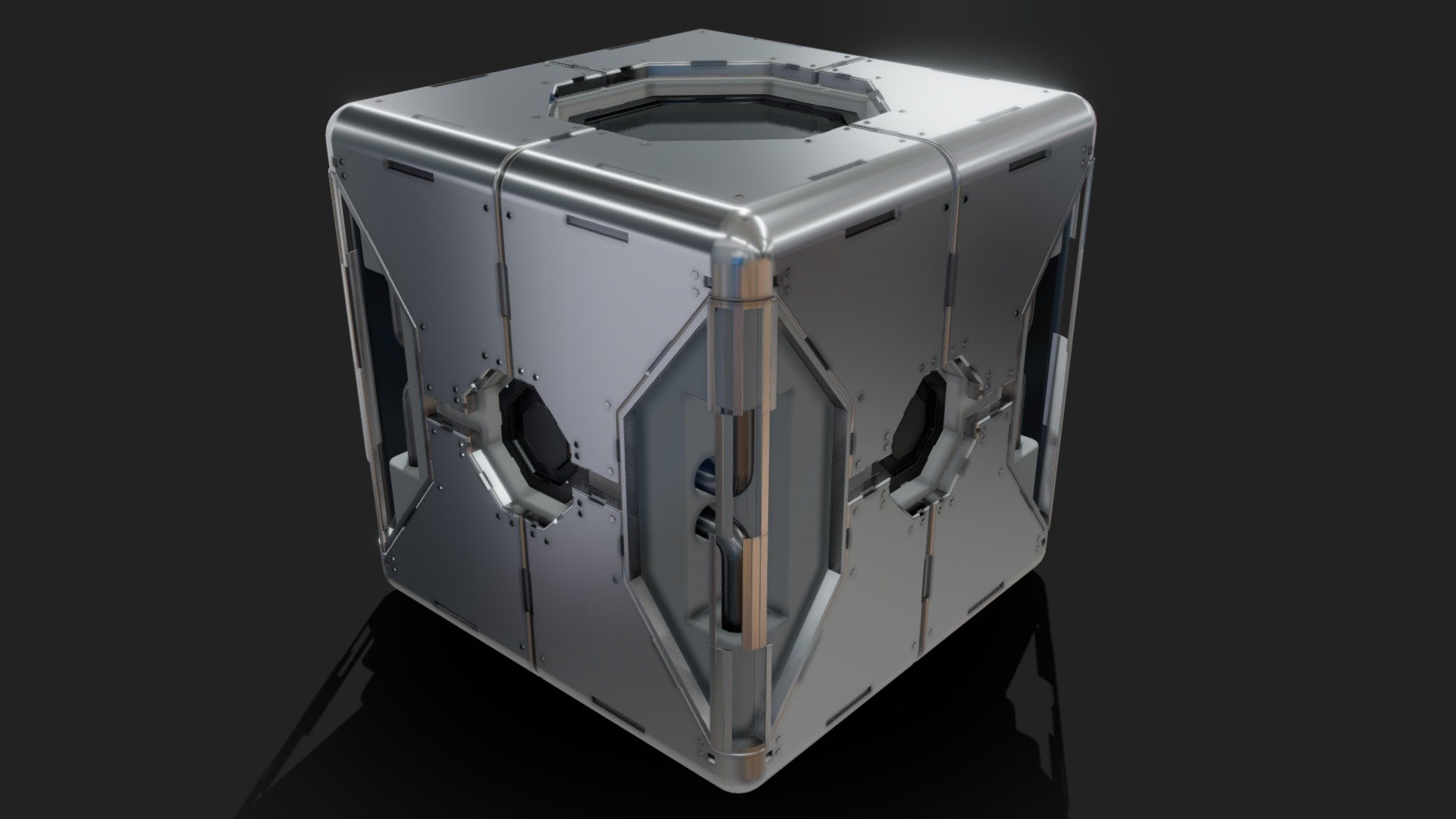 Scifi Cube 4 - Buy Royalty Free 3D model by Giimann [3768505 ...