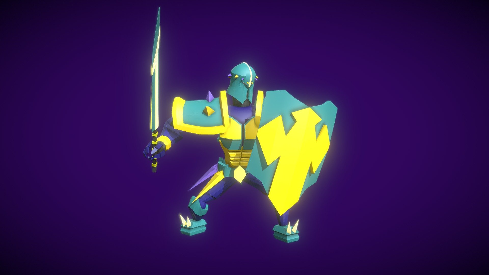 Roblox Knight - 3D model by berti_buchsbaum [37685a9] - Sketchfab