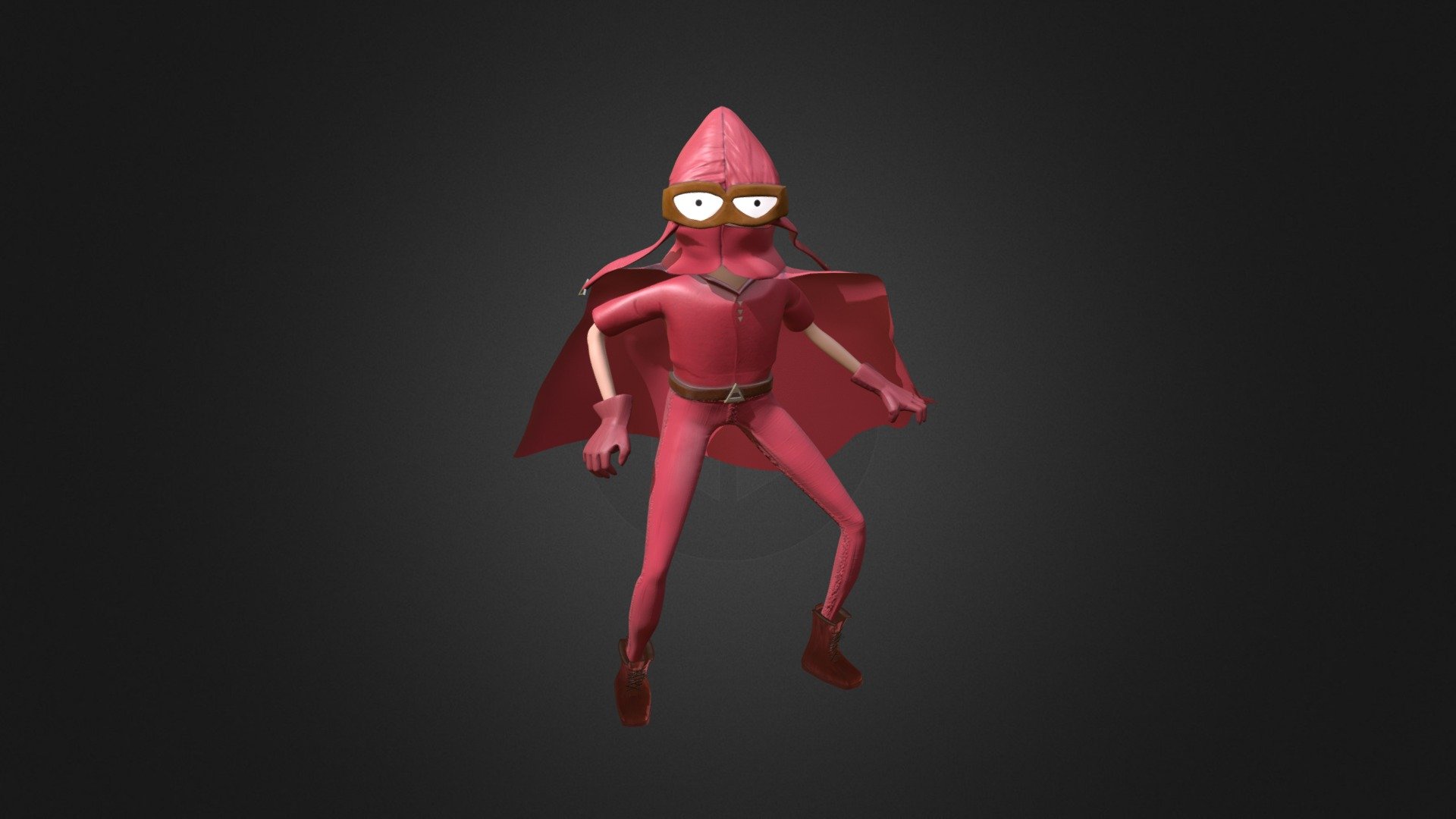 red pilot - 3D model by hanktung [3769ad0] - Sketchfab
