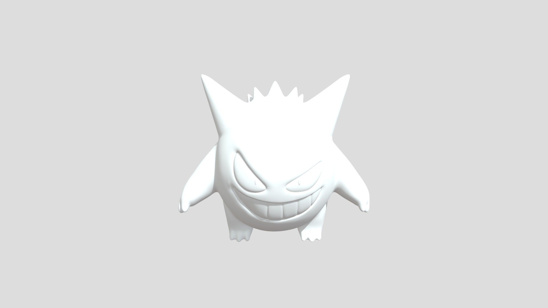 Gengar - 3D model by esteban7205 [3769d14] - Sketchfab