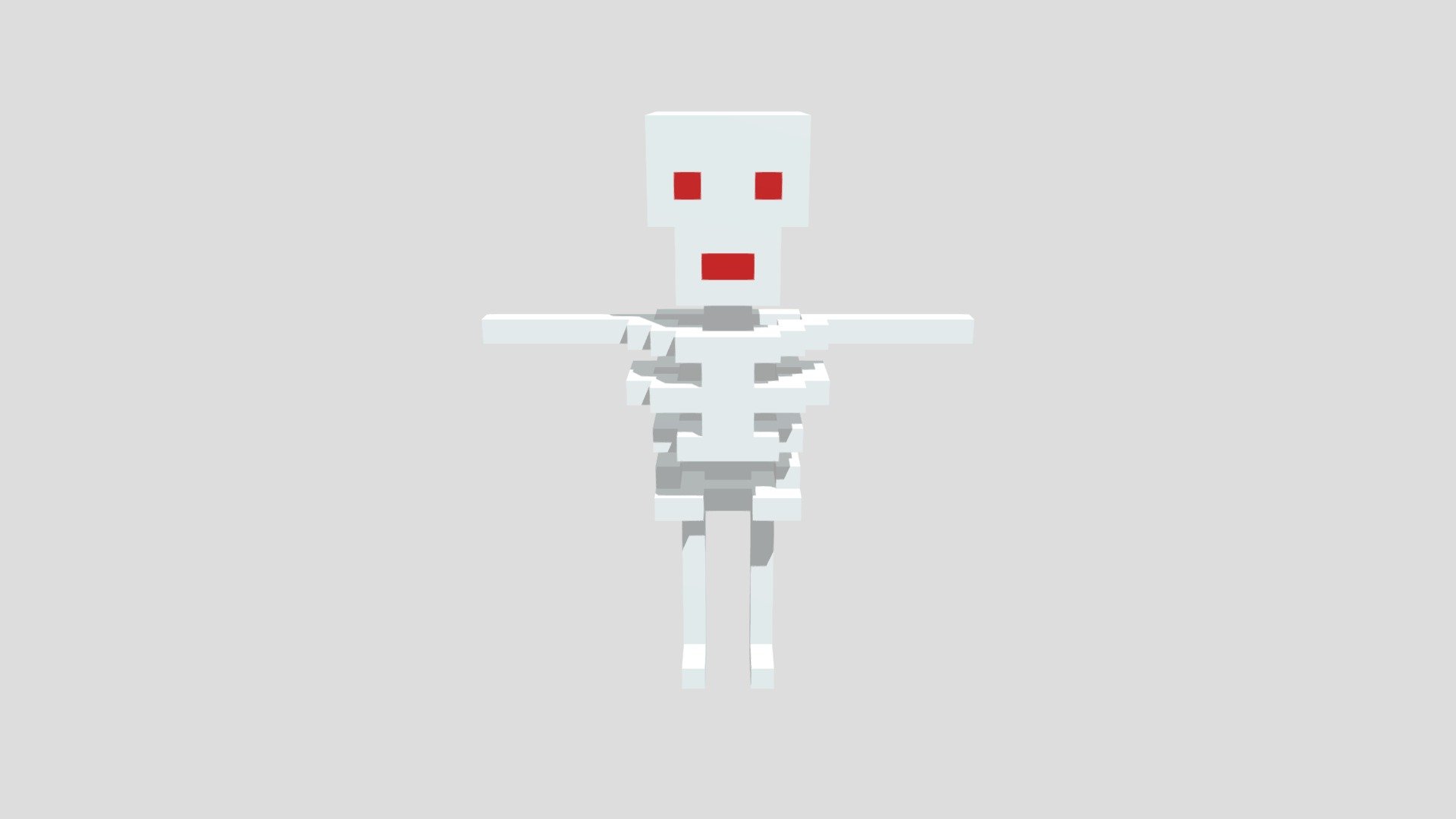 Voxel Skeleton - 3D model by Dario Braeuning (@DarioB) [376b12f ...