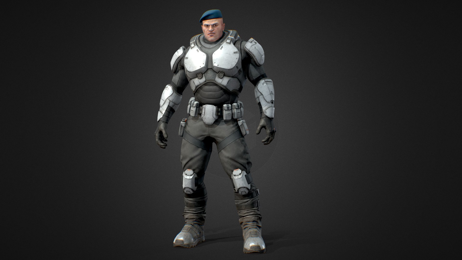 Sci-Fi Modular Soldier - 3D model by AC Game Assets (@ACGameAssets ...