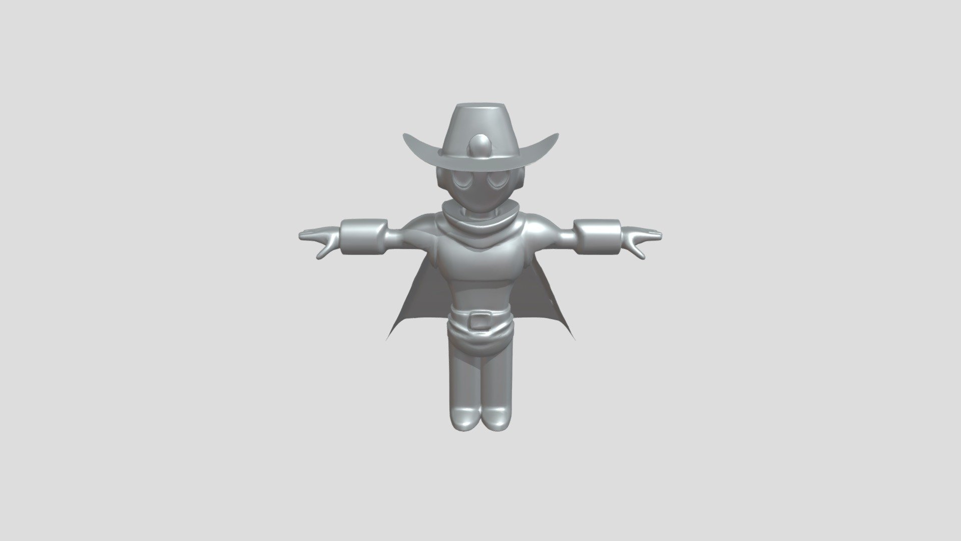 Robot cowboy character - 3D model by eodangames [376b444] - Sketchfab