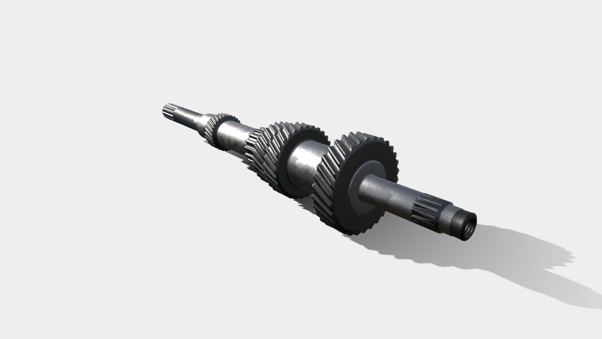 Gearbox Primary Shaft - 3D model by 9il [376d04b] - Sketchfab