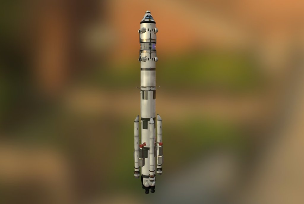 Kerbal Station Core Mk1 - 3D model by chef [376db4a] - Sketchfab