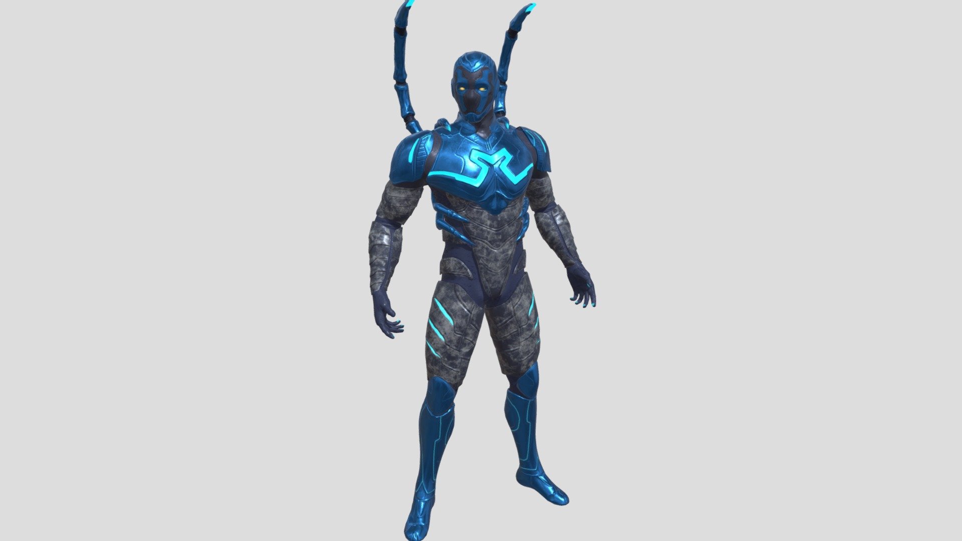 Blue Beetle - Download Free 3D model by 3D MODELS (@3dworldz) [376e387 ...