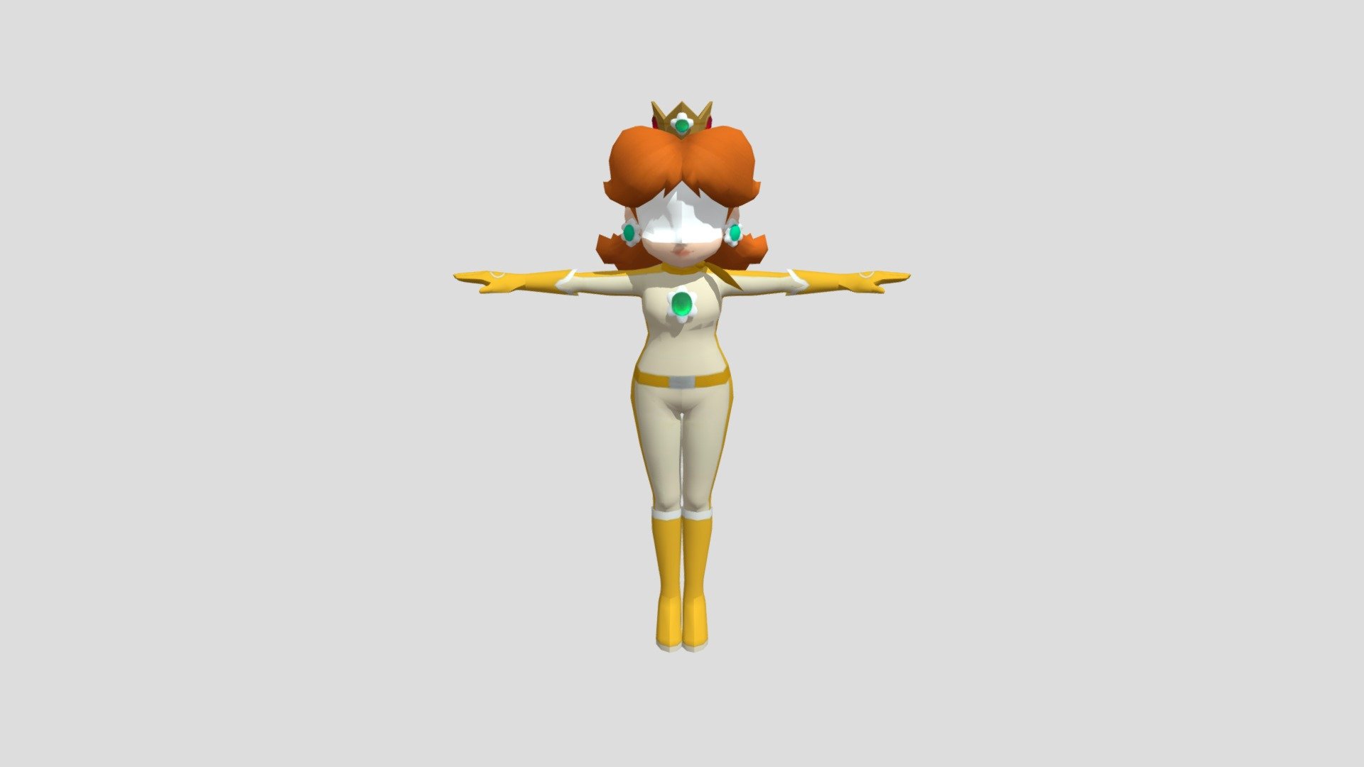 Wii U - Mario Kart 8 - Daisy Suit - 3D model by Chill_guy ...