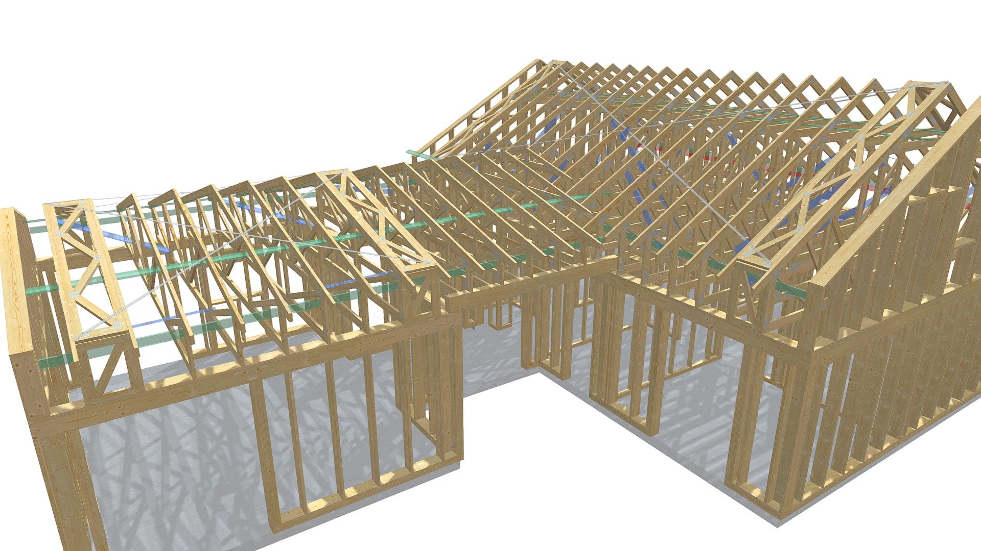Engineering Roof Structure - 3D model by KD - INVEST inwestycje i ...