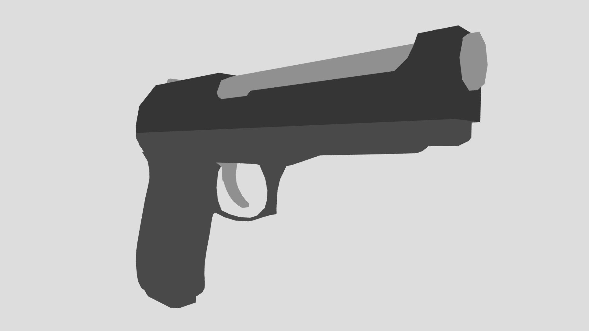 Low Poly Gun - Download Free 3D model by baoiguess [37701d7] - Sketchfab