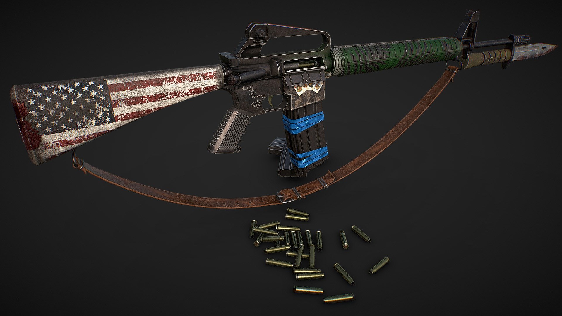 Assault rifle - Buy Royalty Free 3D model by Nicu_Tepes_Vulpe [3770d3e ...