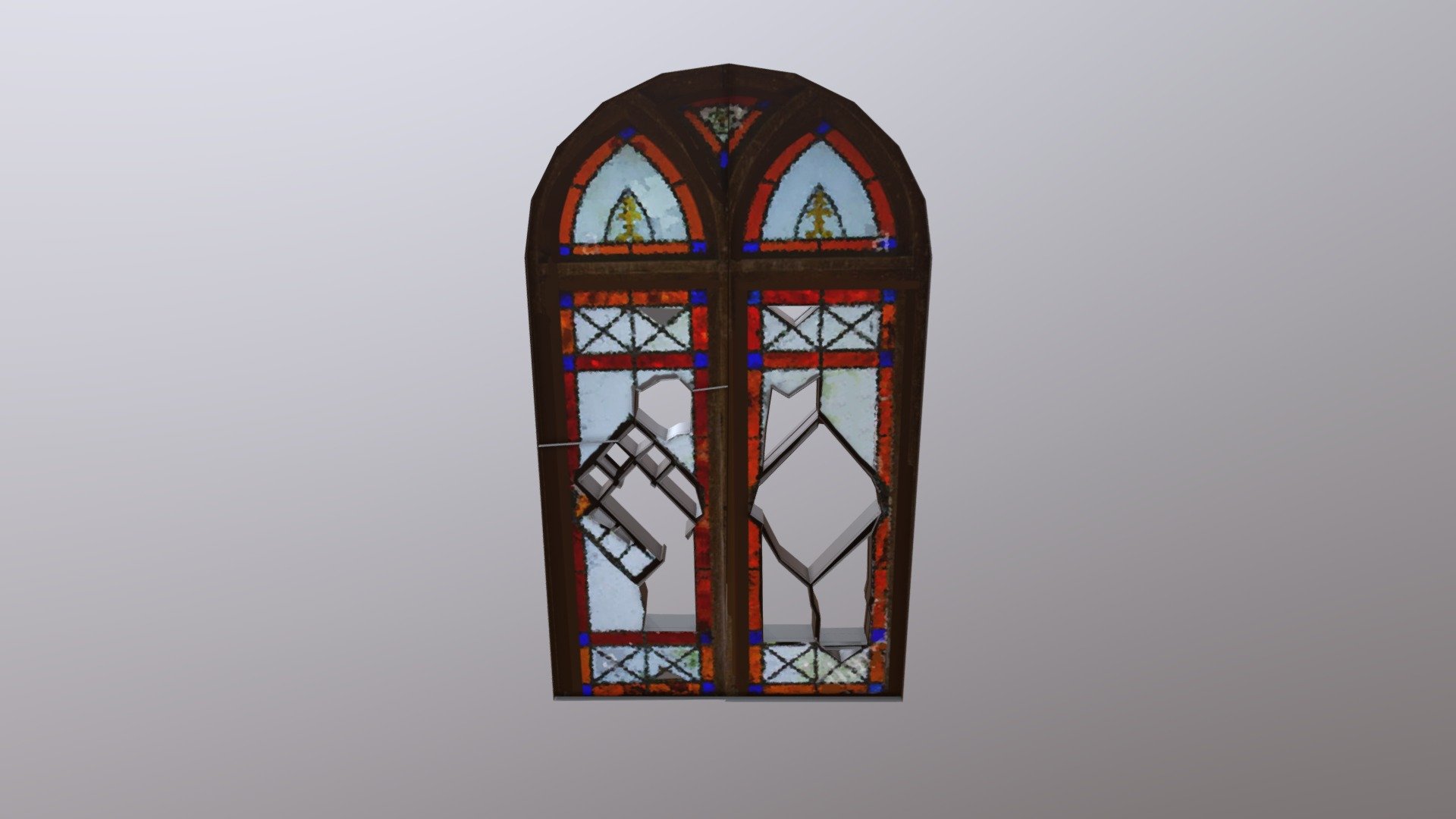 Stained Glass Window - 3D model by DonalR [3771339] - Sketchfab