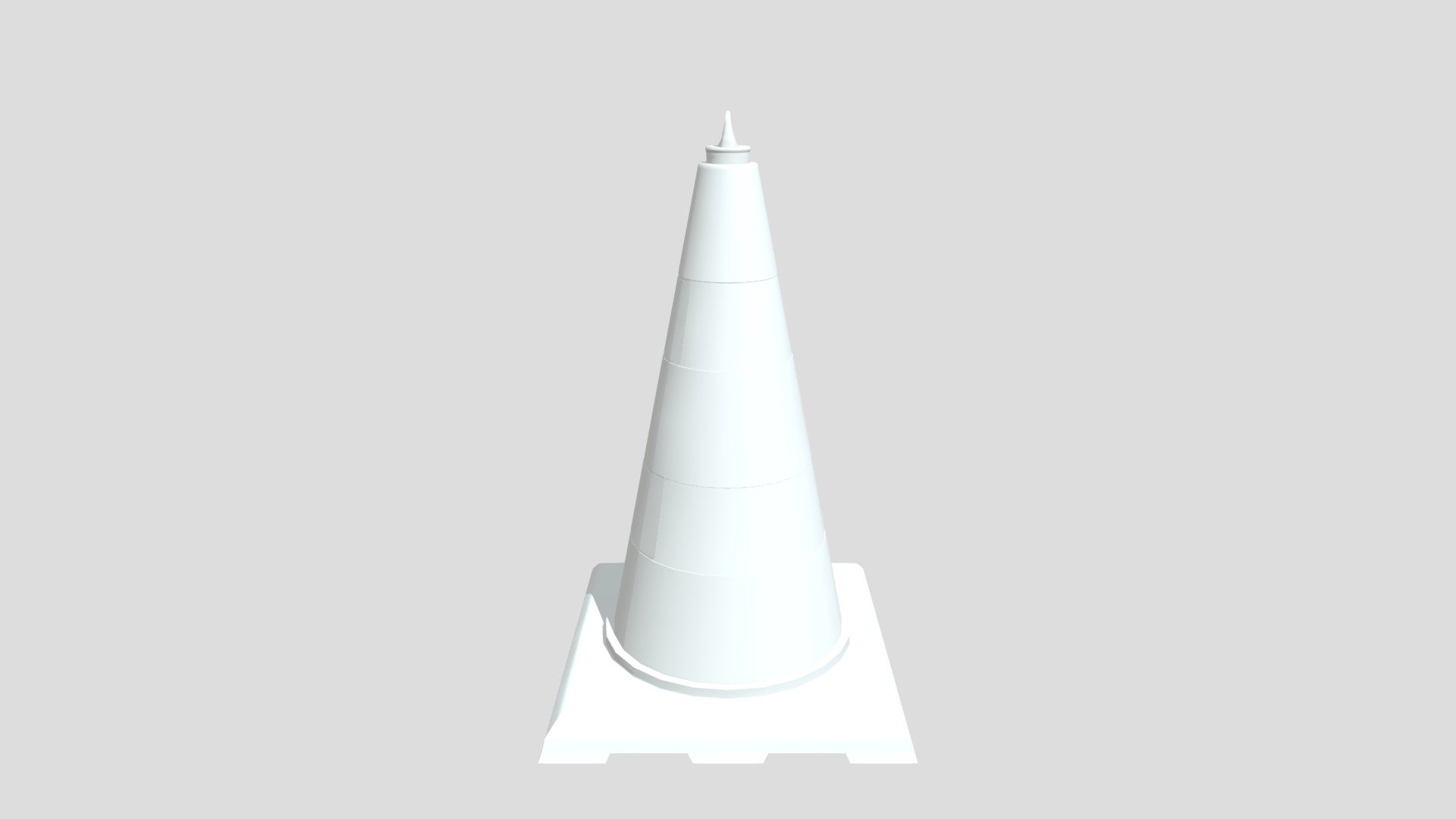 Traffic cone 06 - 3D model by Ares Studio (@aresstudio) [37715a0 ...