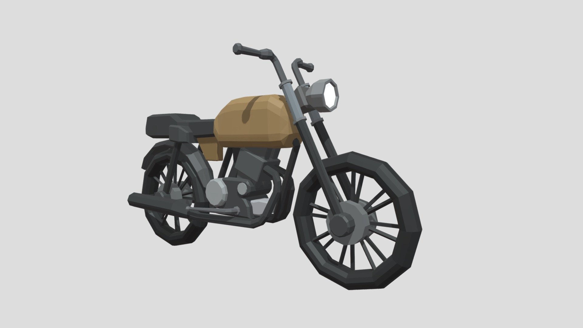 Low Poly Motorcycle - Buy Royalty Free 3D model by Ed+ (@EDplus ...