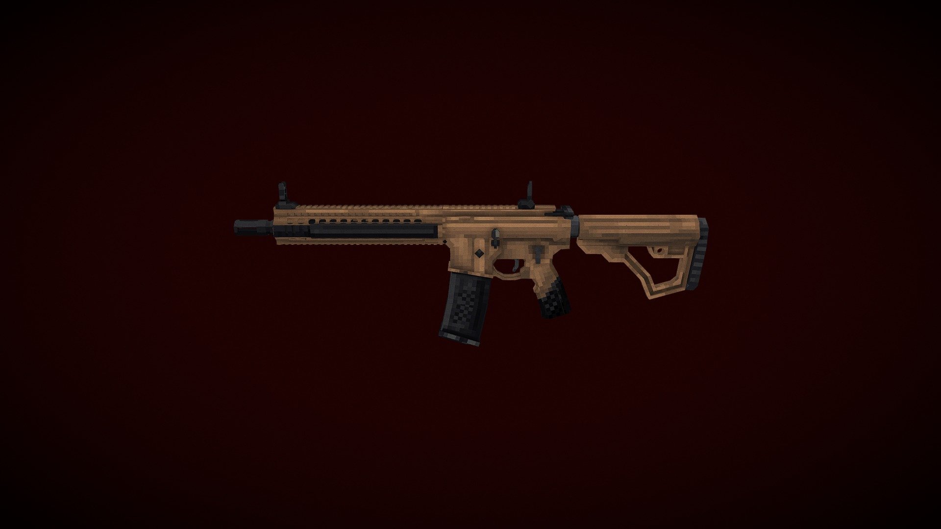 MK-18 CQBR - 3D model by StarKnight (@.StarElite5378) [377280d] - Sketchfab